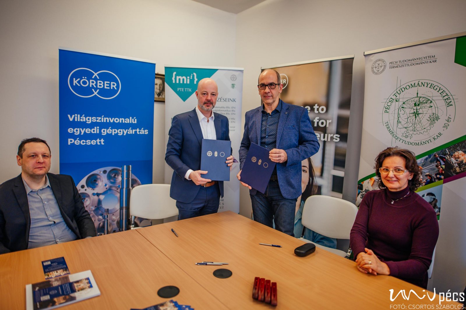 Együttműködést kötött a Körber Hungária Kft. és a Kar | Hírek | PTE TTK