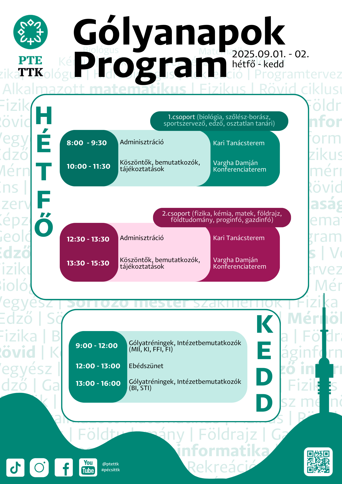 Gólyanapok a TTK-n | Hírek | PTE TTK